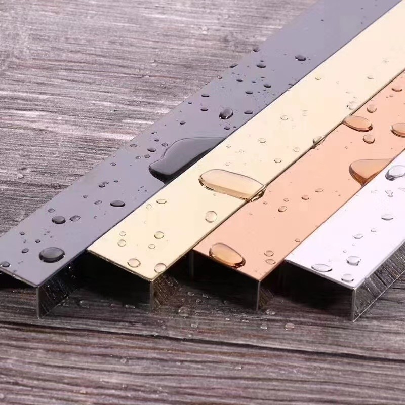 0.65MM Metal Inlay Strips Stainless Steel Tile Trim Dekorasi Interior ...